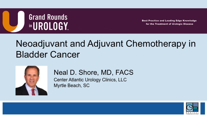 Neal D. Shore | Neoadjuvant and Adjuvant Chemotherapy | IBCU 2017 Neal D. Shore | Neoadjuvant and Adjuvant Chemotherapy | IBCU 2017