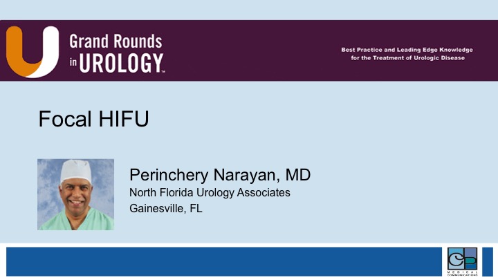 Dr. Perinchery Narayan | Focal HIFU | Prostate Cancer