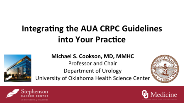 Integrating the AUA Guidelines into Your Practice