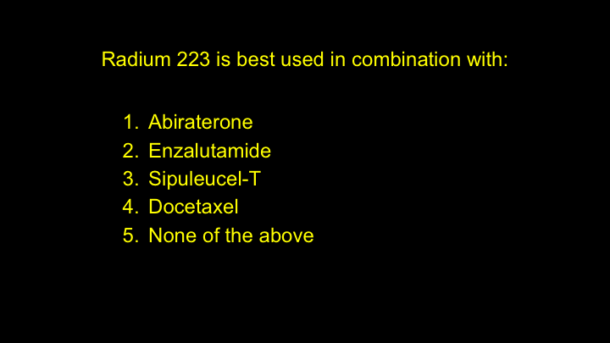 Philip J. Koo | Choosing a Companion Drug to Radium-223