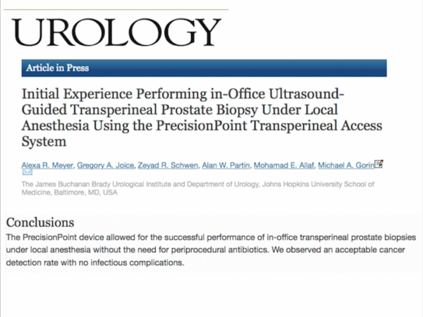 Roberto Miano, MD | Transperineal Prostate Biopsy: State of the Art