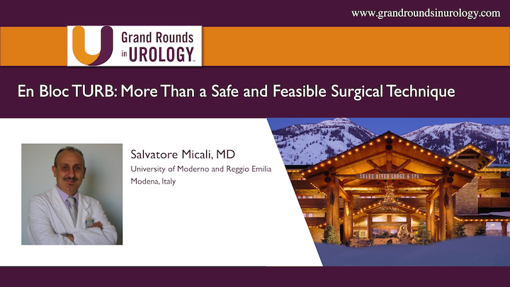 En Bloc TURB - More Than a Safe and Feasible Surgical Technique