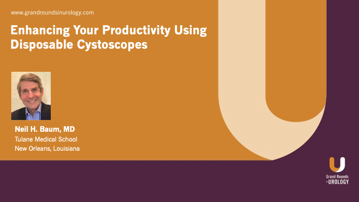 Enhancing Your Productivity Using Disposable Cystoscopes | Video