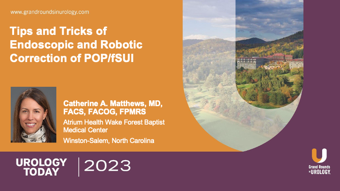 Tips and Tricks of Endoscopic and Robotic Correction of POP/fSUI