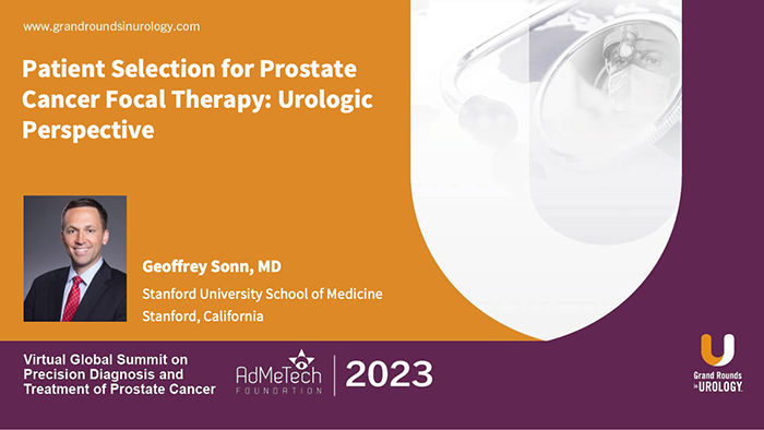 Patient Selection For Prostate Cancer Focal Therapy