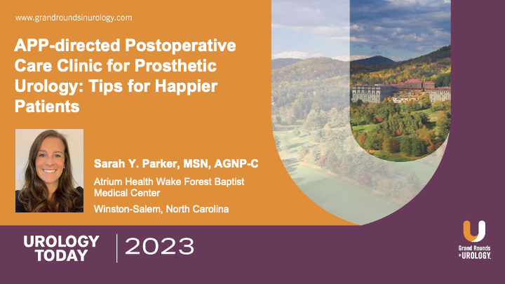 APP-directed Postoperative Care Clinic for Prosthetic Urology