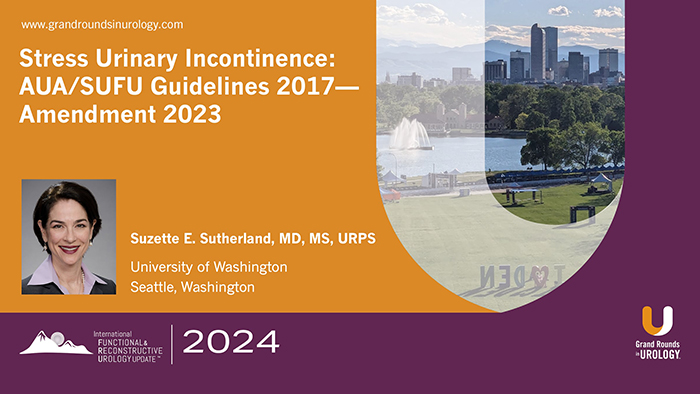 SUI - AUA/SUFU Guidelines 2017 — Amendment 2023